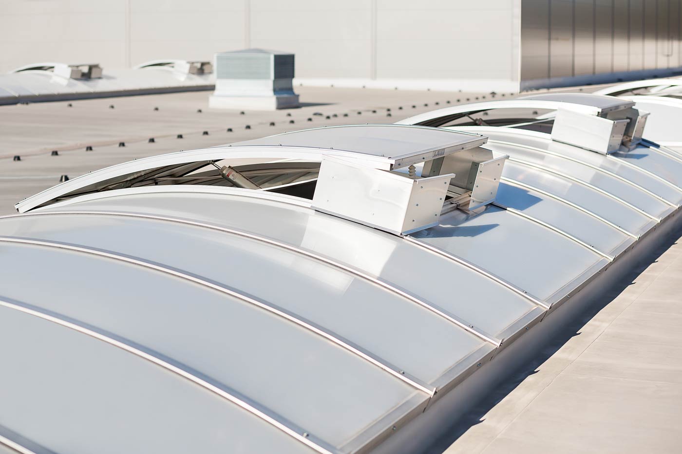 Barrel vault skylights Aluco Skylight THERM - Aluco System