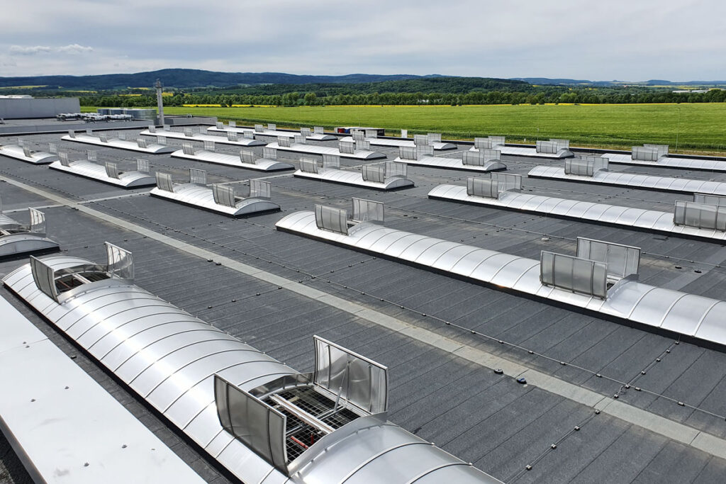 Natural smoke removal system - Aluco System